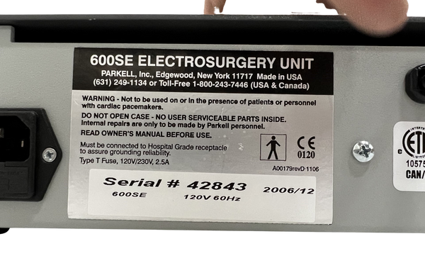 Parkell Sensimatic Electrosurgery Unit 600SE | RetailTechOutlet