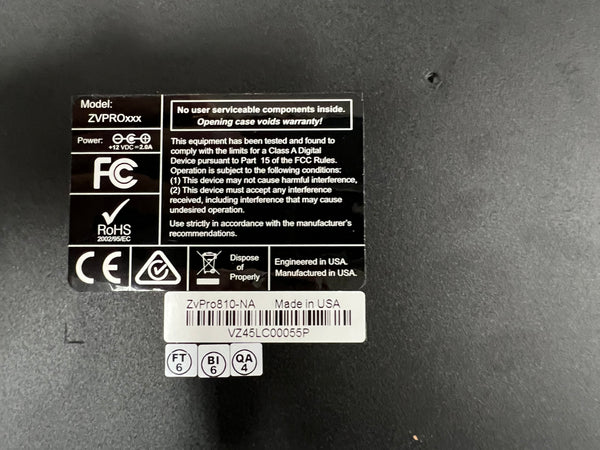 ZeeVee ZV Pro 810 QAM Digital TV Encoder Modulator ZVp810-NA ...