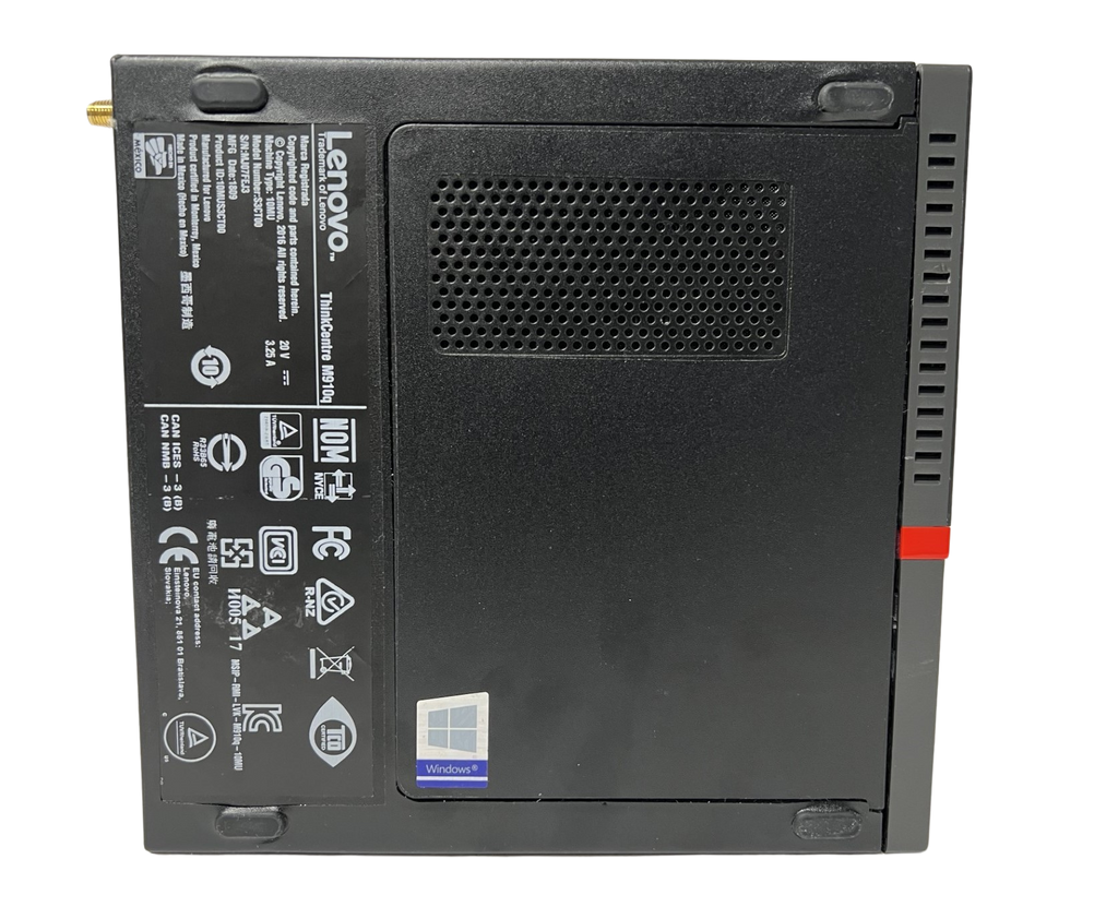 Lenovo ThinkCentre M910q Intel i7 16GB RAM 256GB HDD W/ AC Adapter ...