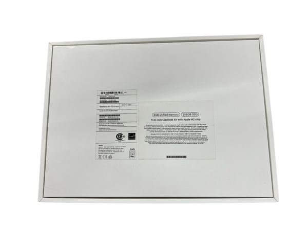 Apple MacBook Air 13-Inch M2 Silver 256GB Model A2681 - EMPTY BOX ONLY ...