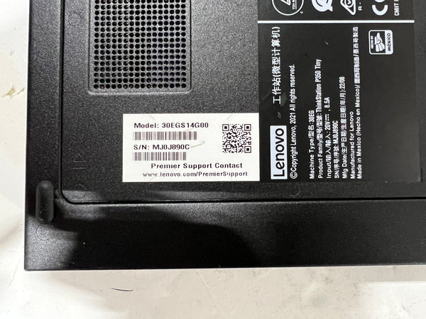 Lenovo ThinkStation P350 Tiny i5-11500 vPro 64GB (!) 512GB good condit ...