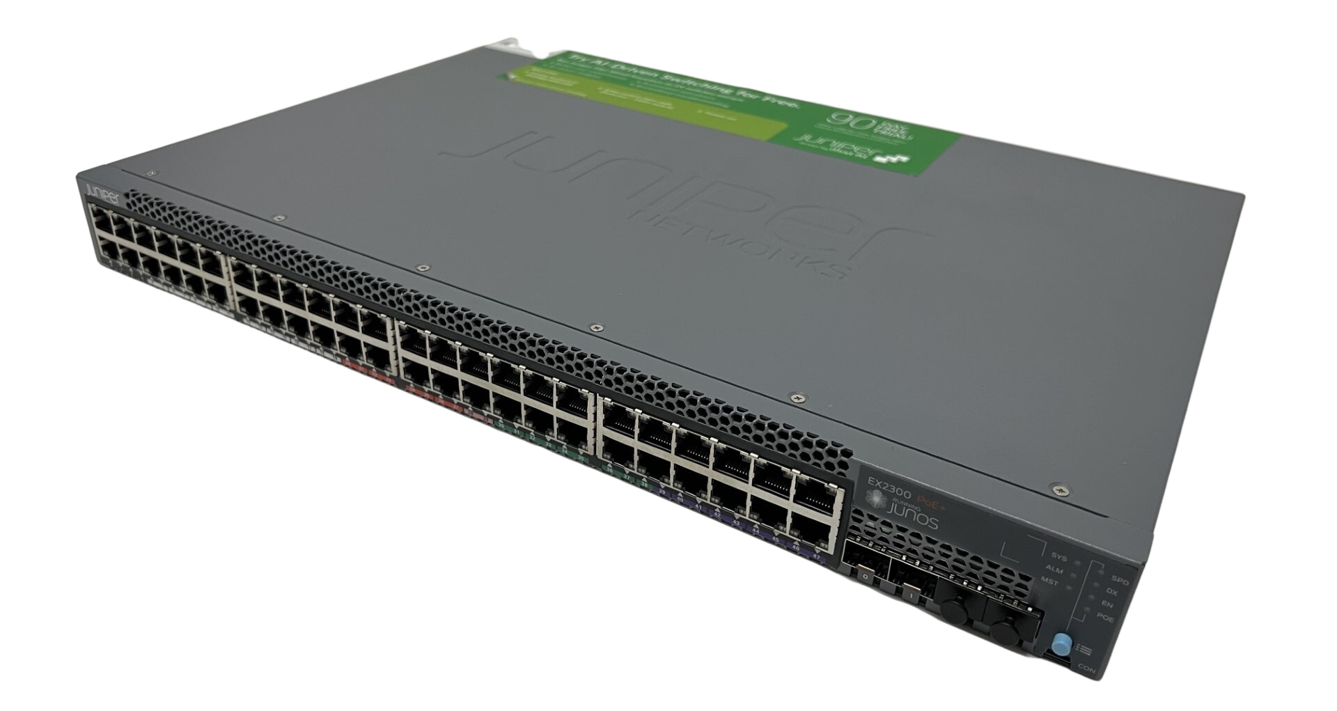 Juniper EX2300-48P 48 Port PoE Gigabit Switch 650-059961 NEW ...
