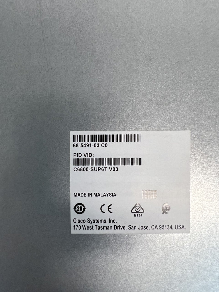 Cisco C6800-SUP6T Catalyst C6800 Series Supervisor Engine 6T ...