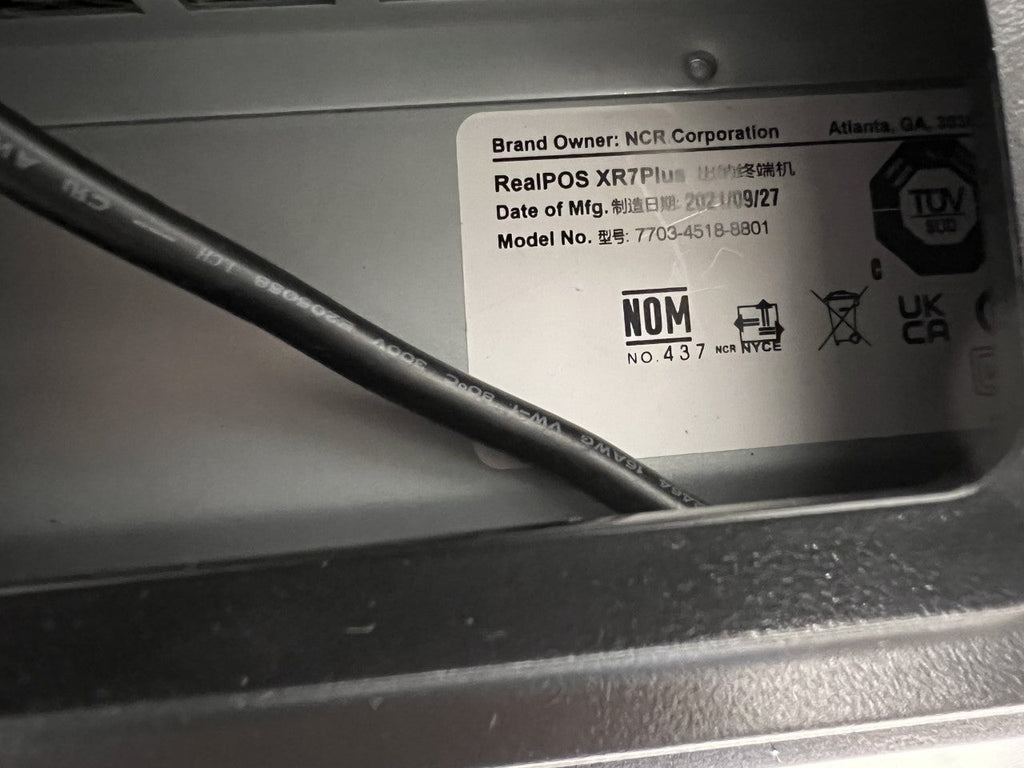 NCR RealPOS XR7Plus 7703-4518-8801 18.5" TouchScreen | RetailTechOutlet