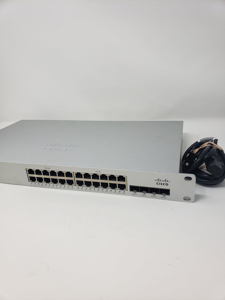 Cisco Meraki MS220-24P-HW 24 Port Gigabit Switch P/N 600-20040-A - UNC ...