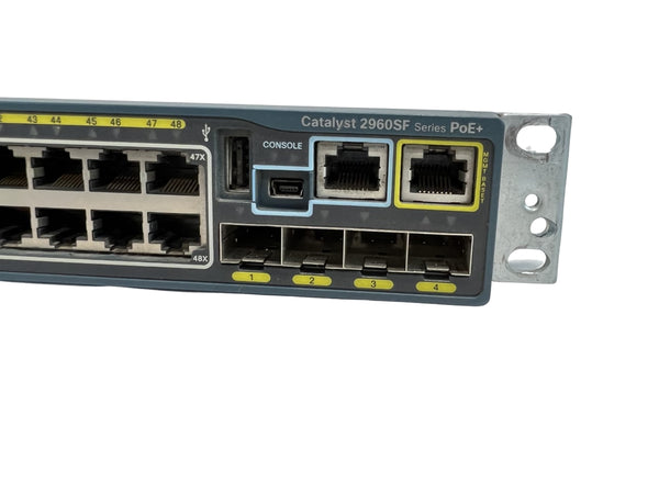 Cisco WS-C2960S-48FPS-L Catalyst 2960-S 48-Port PoE+ Network Switch ...