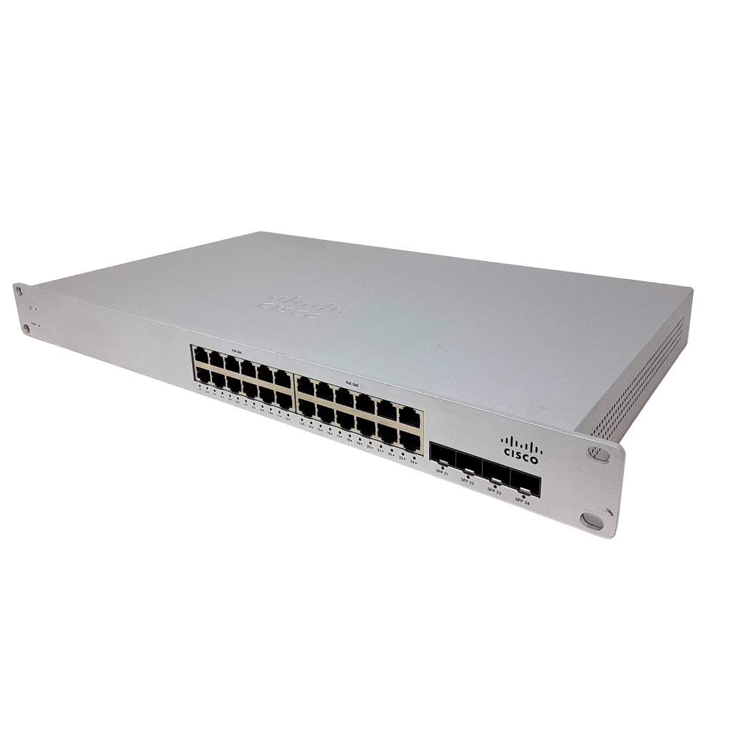 Cisco Meraki MS220-24P-HW Cloud Managed 24-Port PoE Switch 600-20040-B ...