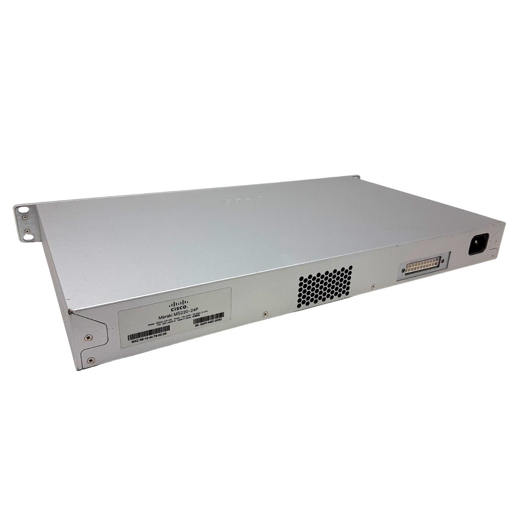 Cisco Meraki MS220-24P-HW Cloud Managed 24-Port PoE Switch 600-20040-B ...
