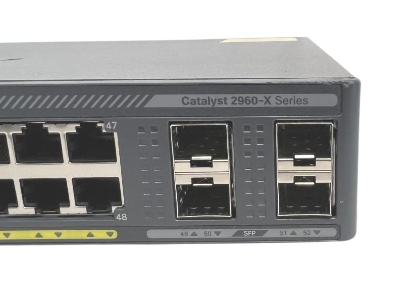 Cisco Catalyst 2960 48 Ports Rack Mountable Switch (WS-C2960X-48FPS-L ...